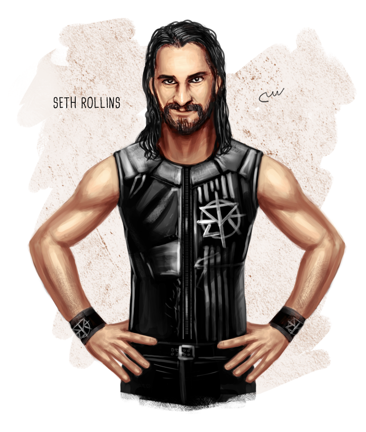 WWE Seth Rollins by baguettepang on DeviantArt