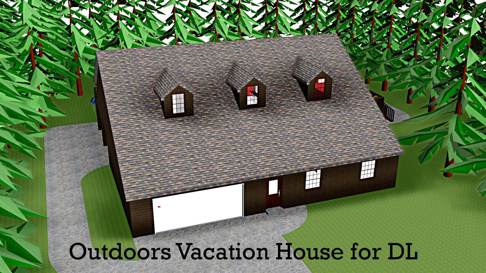 MMD DL - Outdoors Vacation House by xXFrenchToastXx on DeviantArt