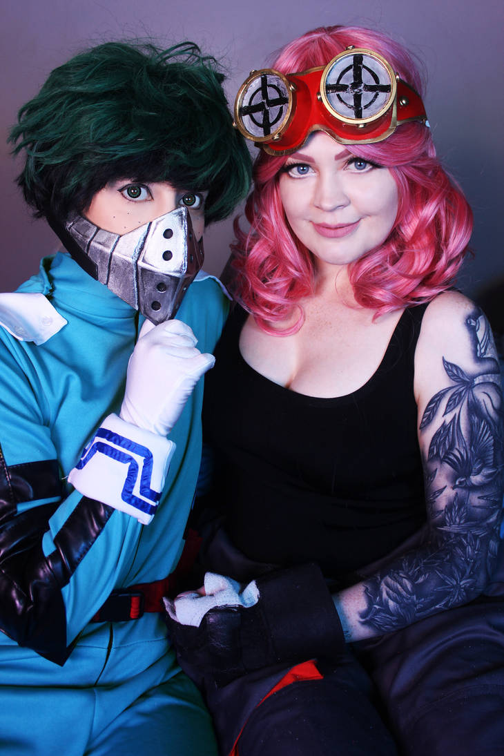 Deku and Hatsume - Kiss! by allenchaicosplay on DeviantArt