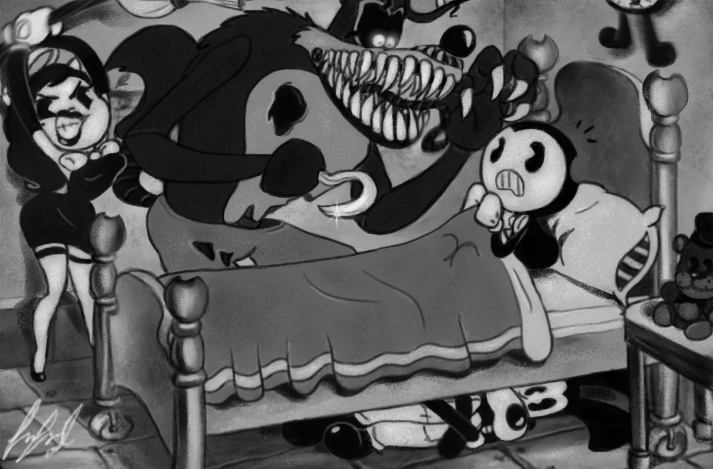 Batim and Fnaf in: a nightmare by fnafmangl on DeviantArt