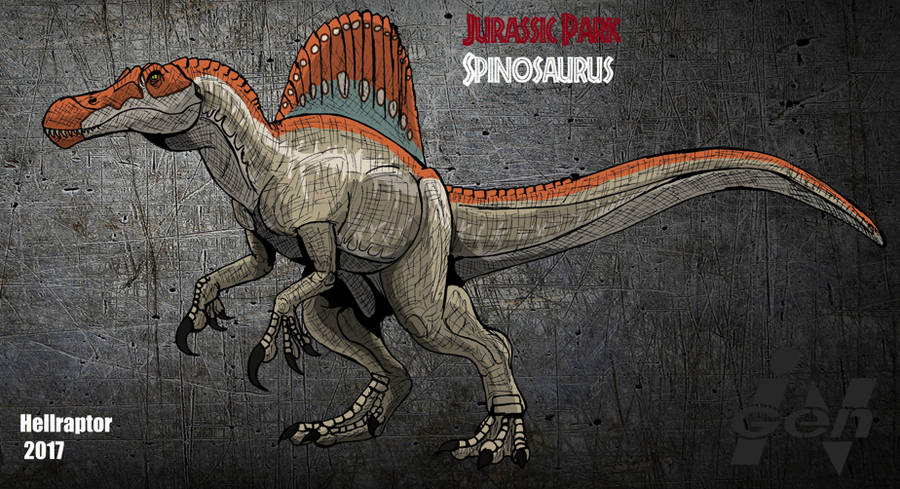Jurassic Park: Spinosaurus (new art +info) by HellraptorStudios on ...