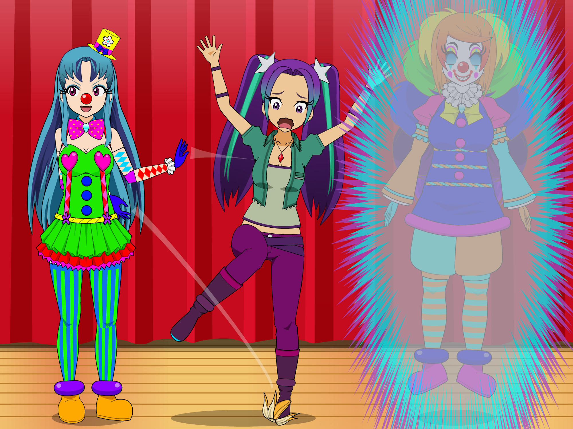 Sonata Dusk alternative clown tf 22 by TechnoPagan9 on DeviantArt