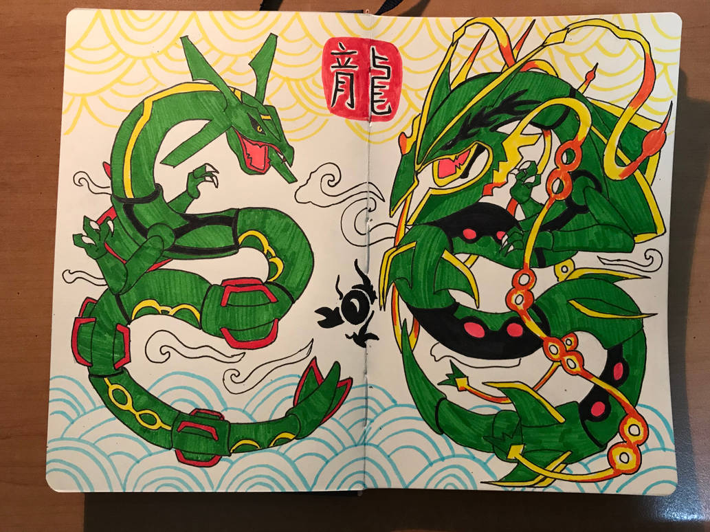 Chinese New Year Rayquaza and Mega Rayquaza by NocturnalVentus on ...