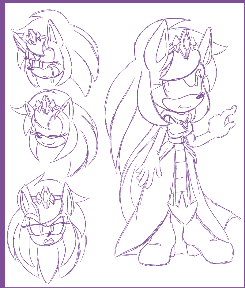 Sonic Underground Redesign: Queen Aleena by rinkunokoisuru on DeviantArt