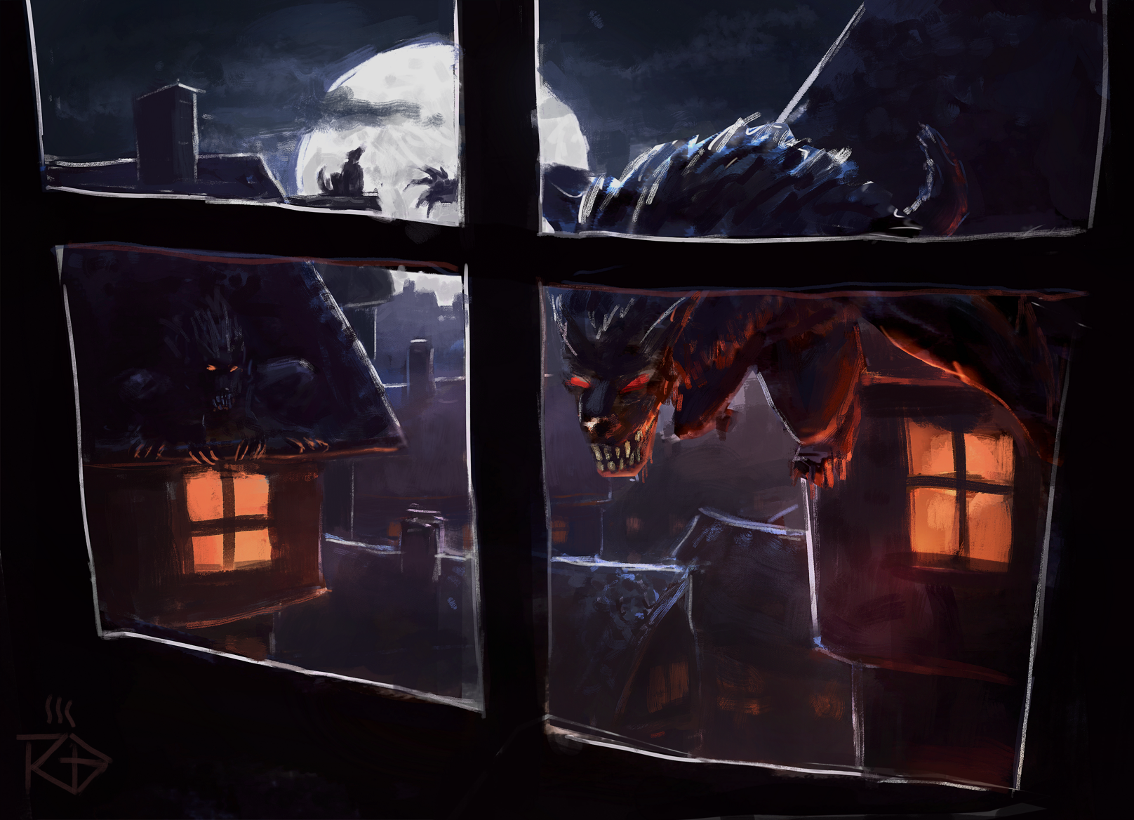 Werewolf pack on the hunt /speedpaint by RGBfumes on DeviantArt Werewolf pack on the hunt /speedpaint by RGBfumes on DeviantArt
