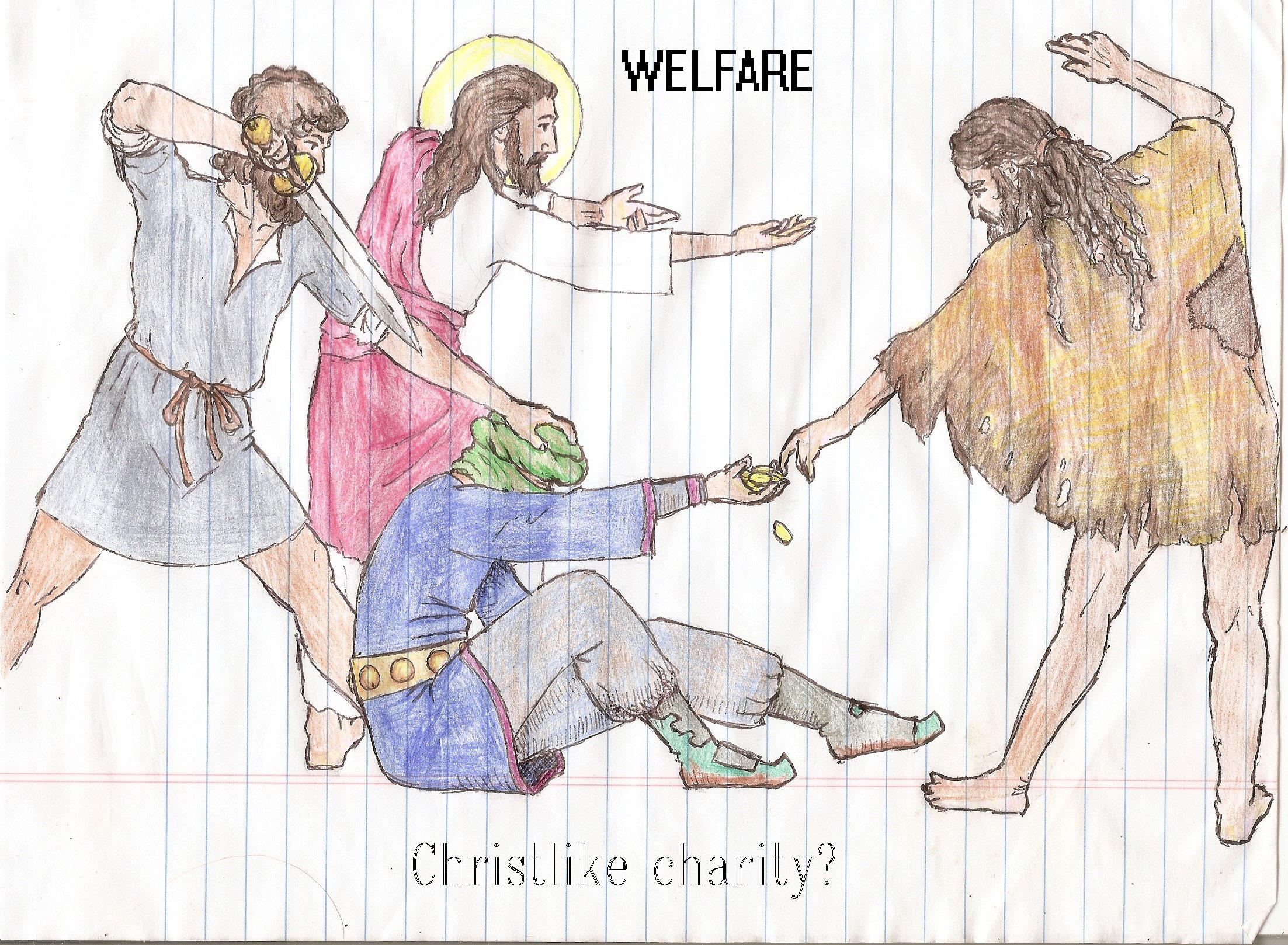 Jesus Teaches Charity to Mankind by Libertas-Potentia on DeviantArt