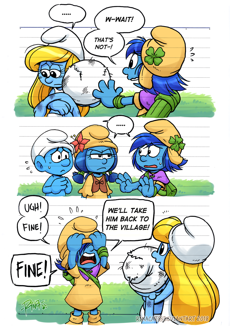 Smurfs: Human Smurfed pg 8 by rinacat on DeviantArt