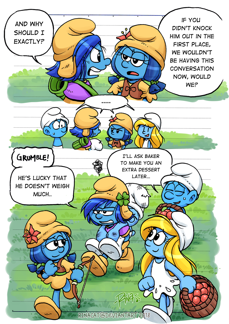 Smurfs: Human Smurfed pg 12 (End) by rinacat on DeviantArt