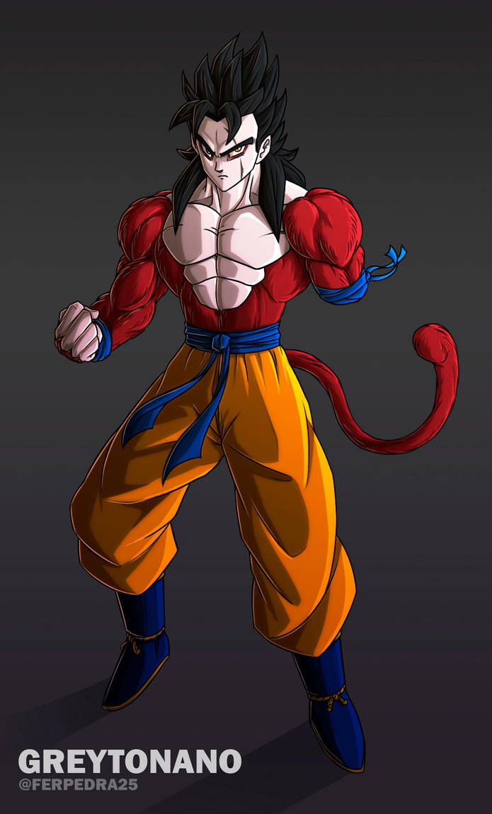 Future Gohan Ssj4 V2 By Greytonano On Deviantart