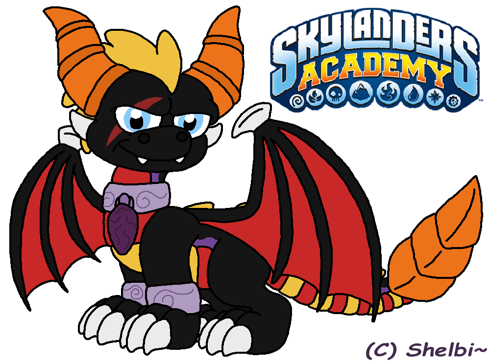 Skylanders Academy: Samuel the Dragon by Shelbi-Cat on DeviantArt