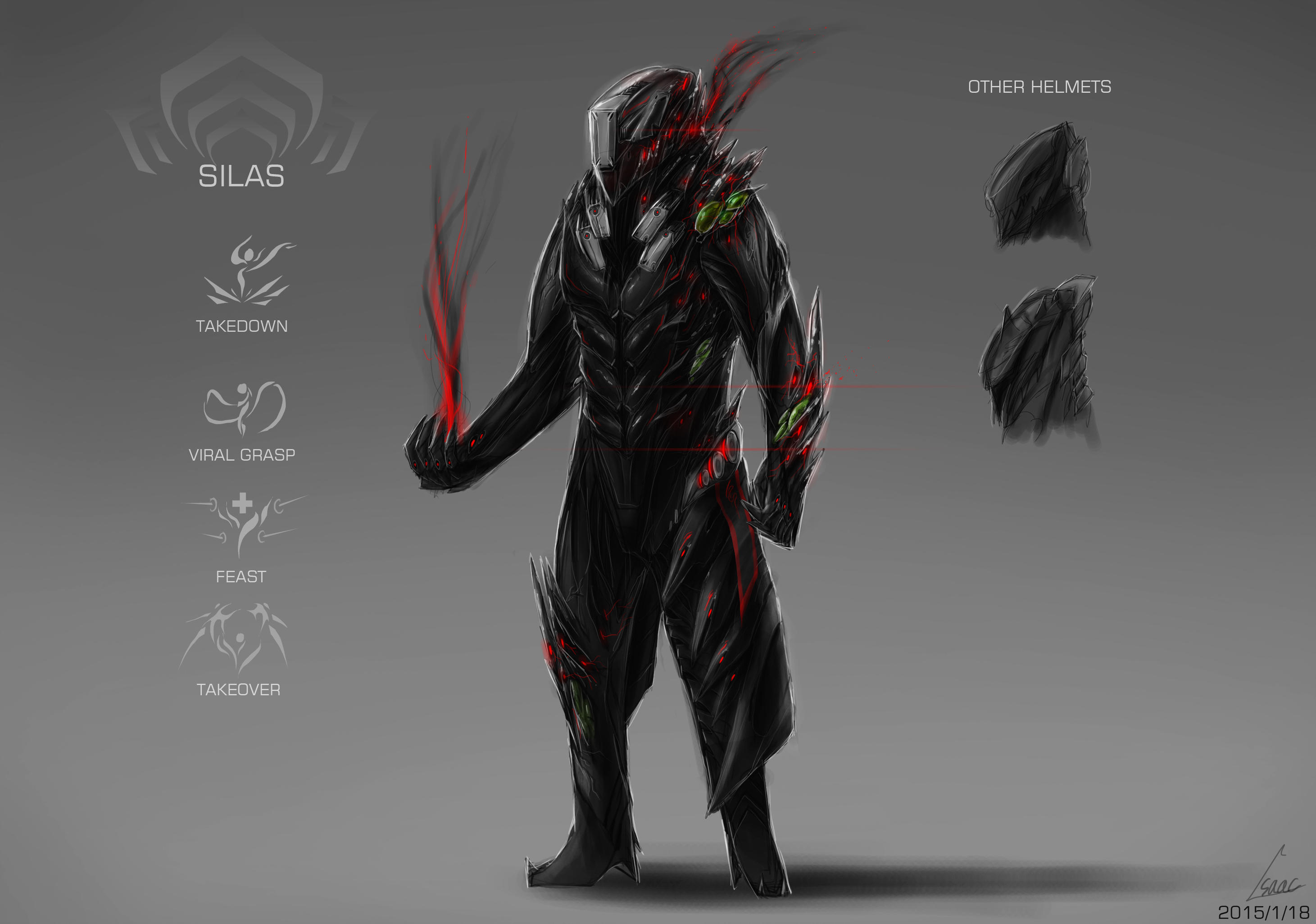 WARFRAME CONCEPT ART: SILAS by nobody00000000 on DeviantArt