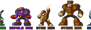 Mega Man robot masters in Mega Man 7 style. by ZEDIC0N on DeviantArt