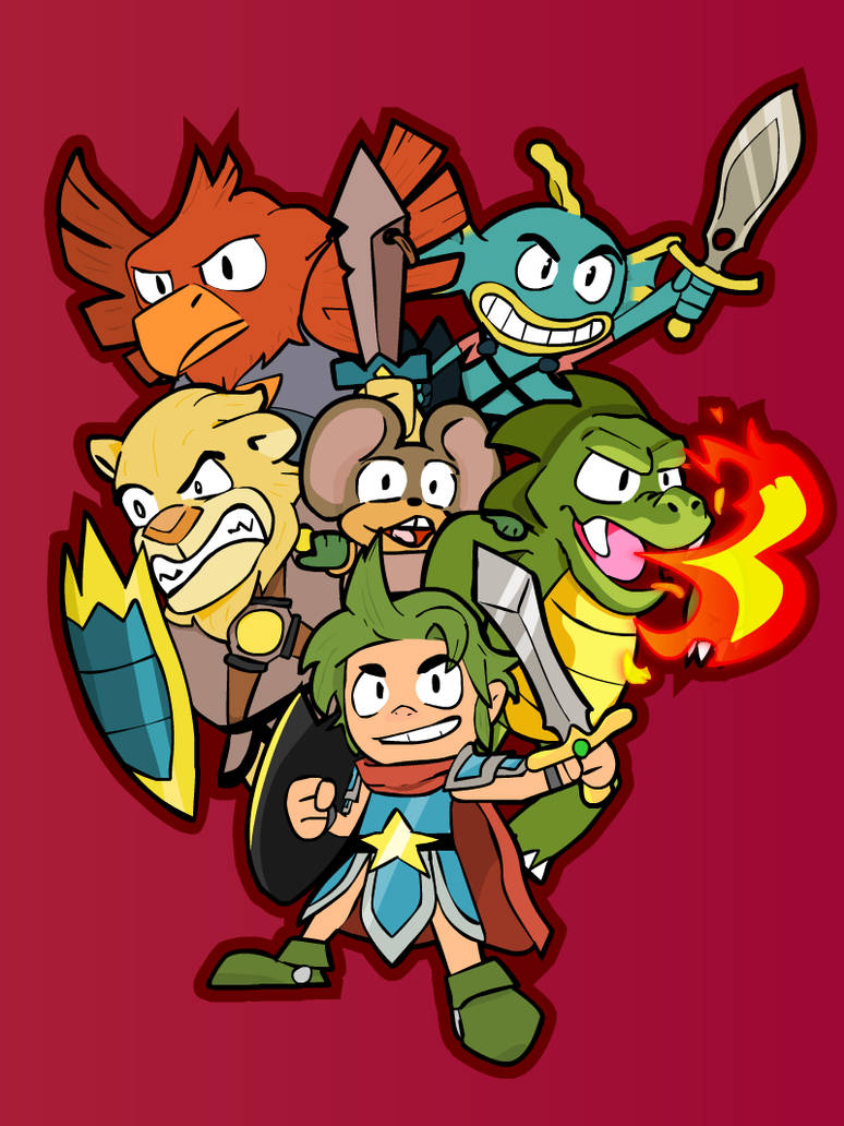 Wonder Boy: The Dragon's Trap by PsychoPop on DeviantArt