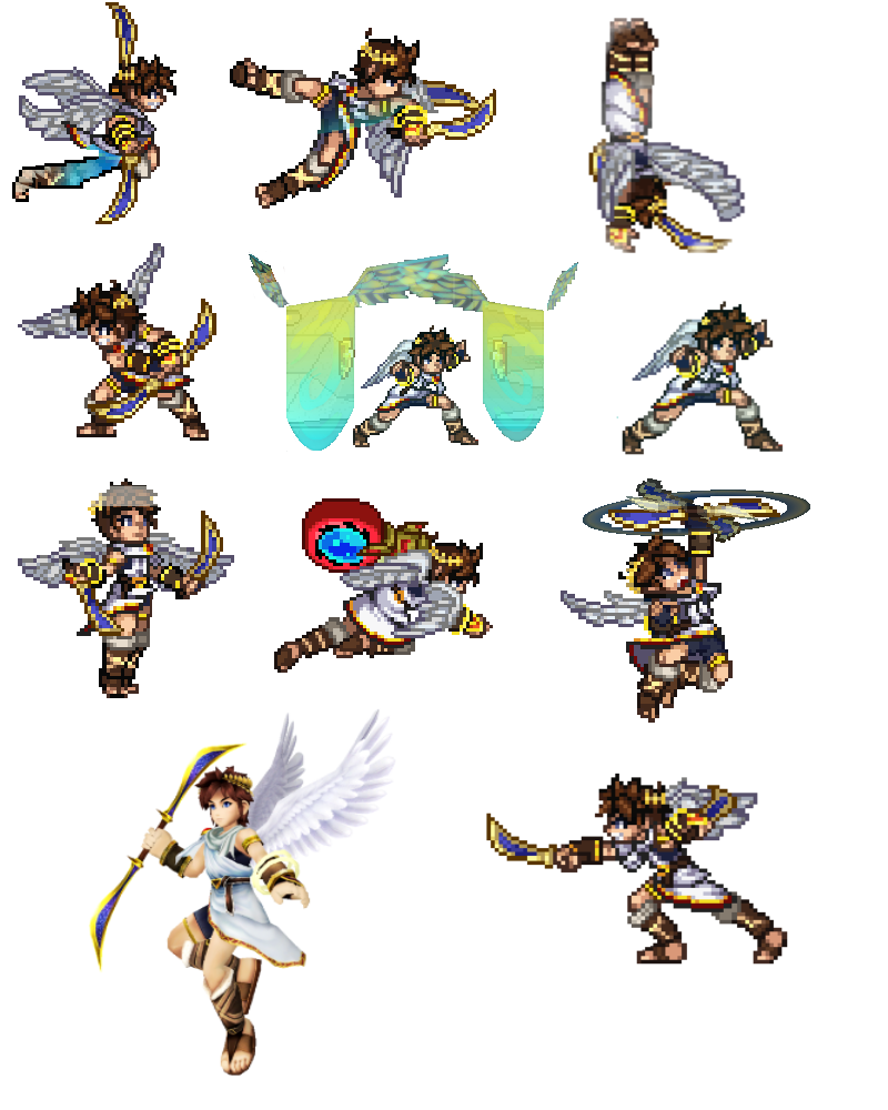 Pit Sprite Sheet Ssf2 Beta by Ninjagowolf32 on DeviantArt