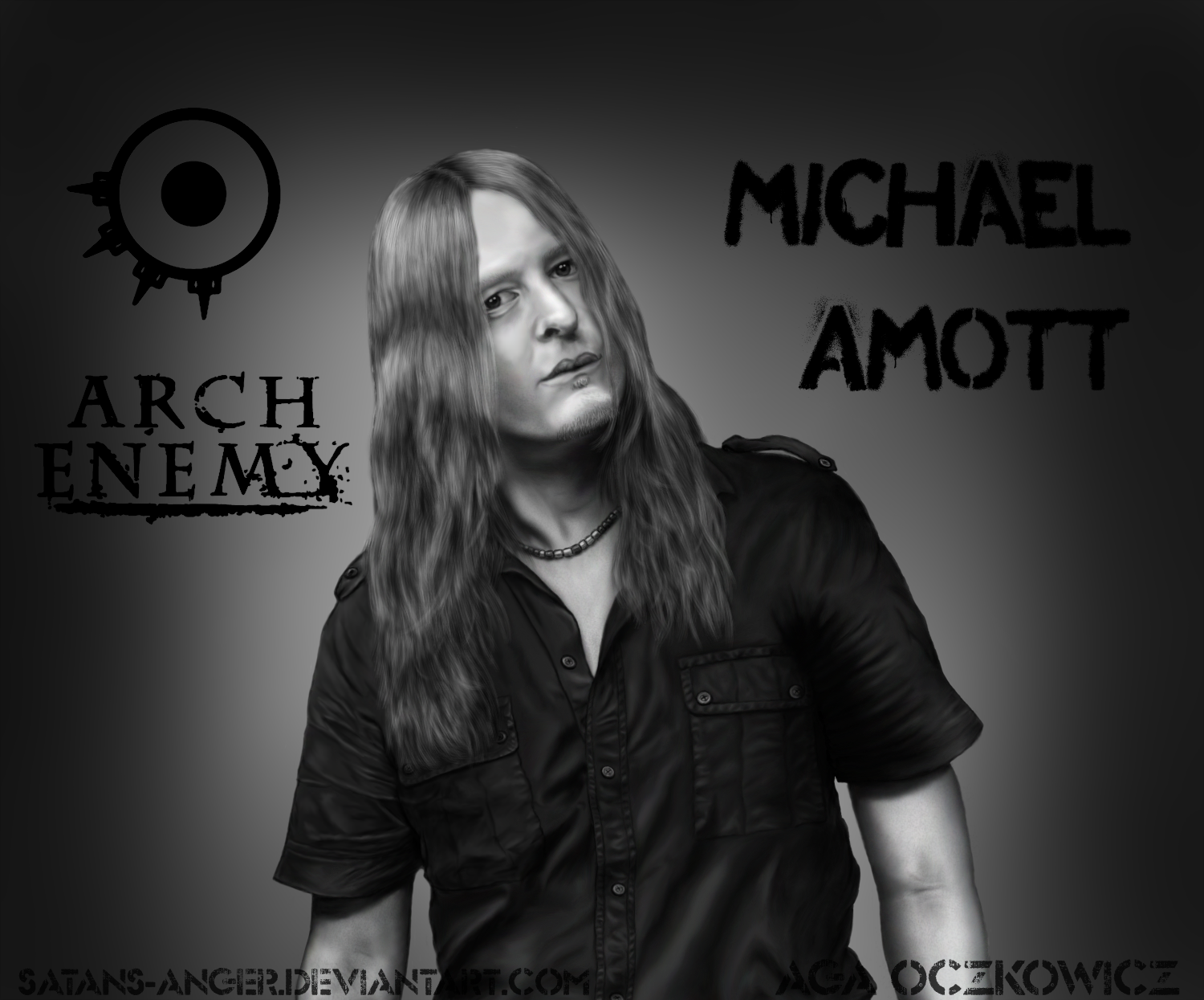 Michael Amott (Arch Enemy) by satans-anger on DeviantArt