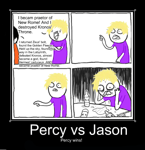 Percy Jackson vs. Jason Grace Meme by PJOfan22 on DeviantArt