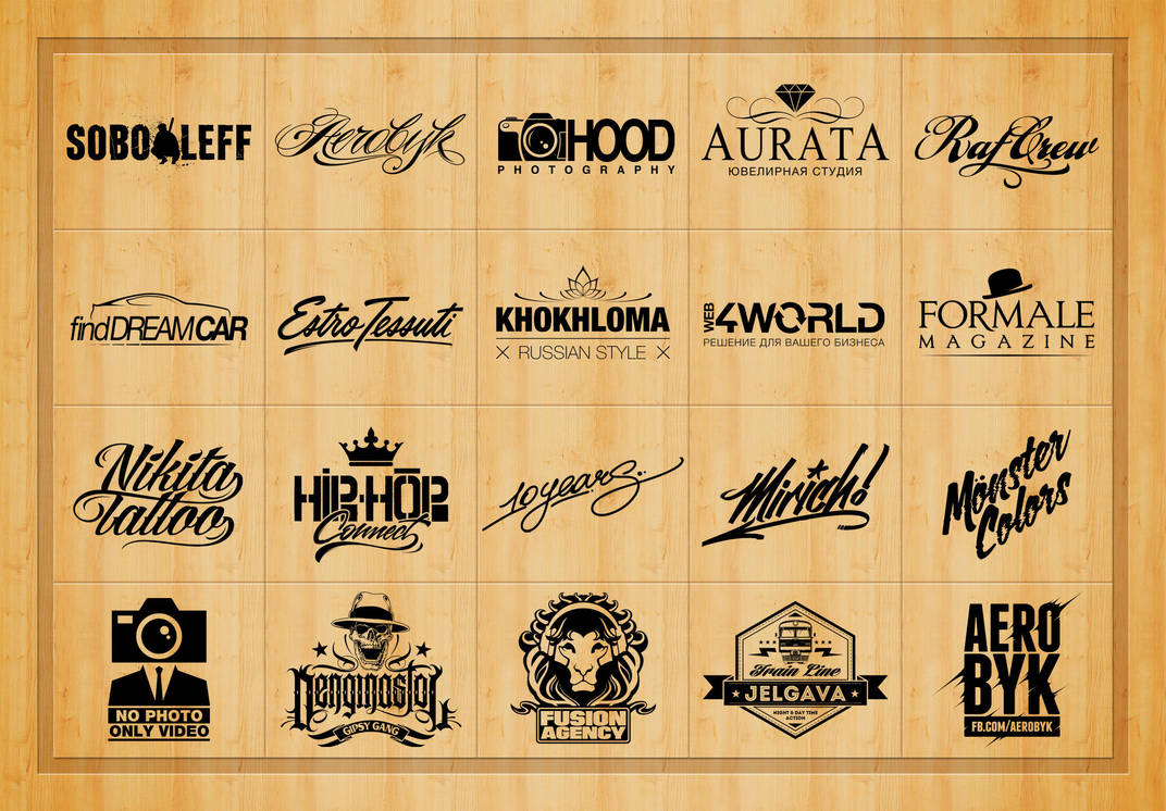 Logotypes Design by AeroBYK on DeviantArt