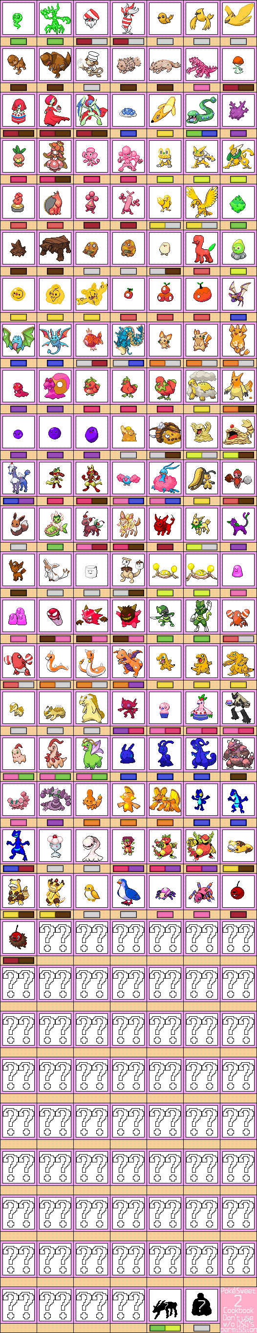 Pokemon Sweet 2 Fan FakeDex by Dark-Sonic-Genesis on DeviantArt