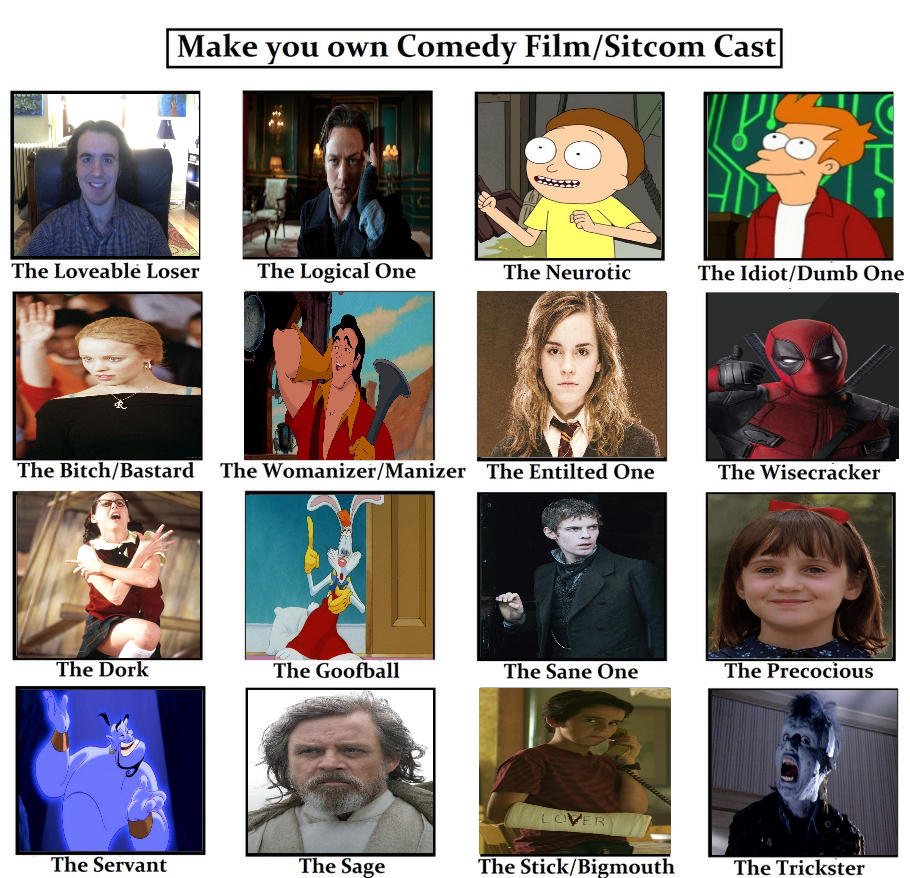 My Comedy Film Sitcom Cast Meme By Carriejokerbates On DeviantArt
