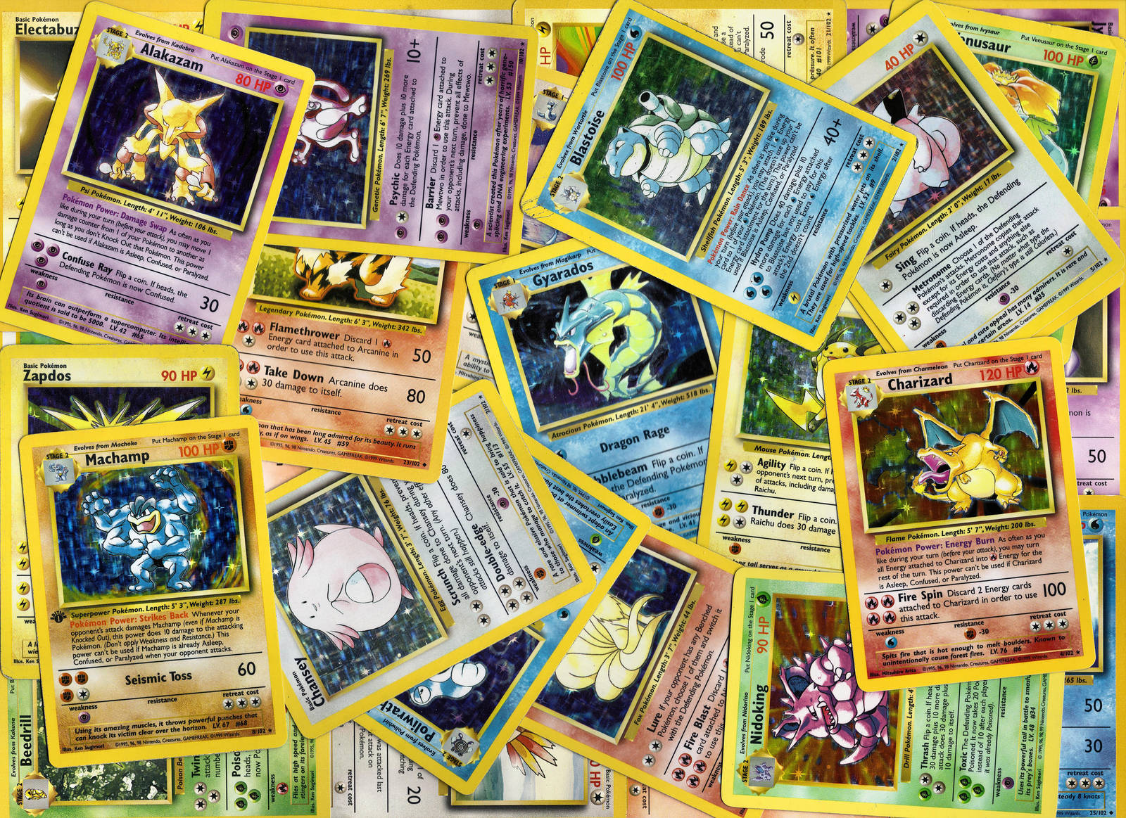 Pokemon Cards Texture by Emerald-Stock on DeviantArt