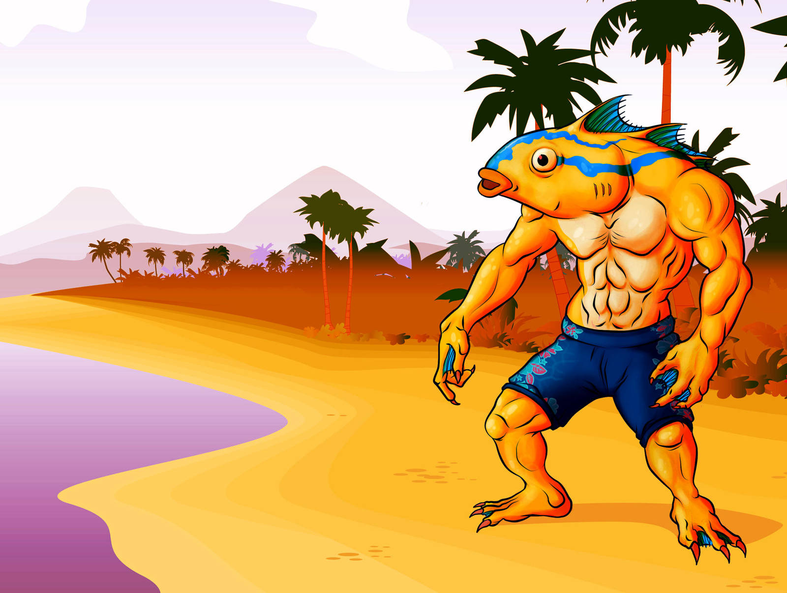 Fishman by Deimos-Remus on DeviantArt