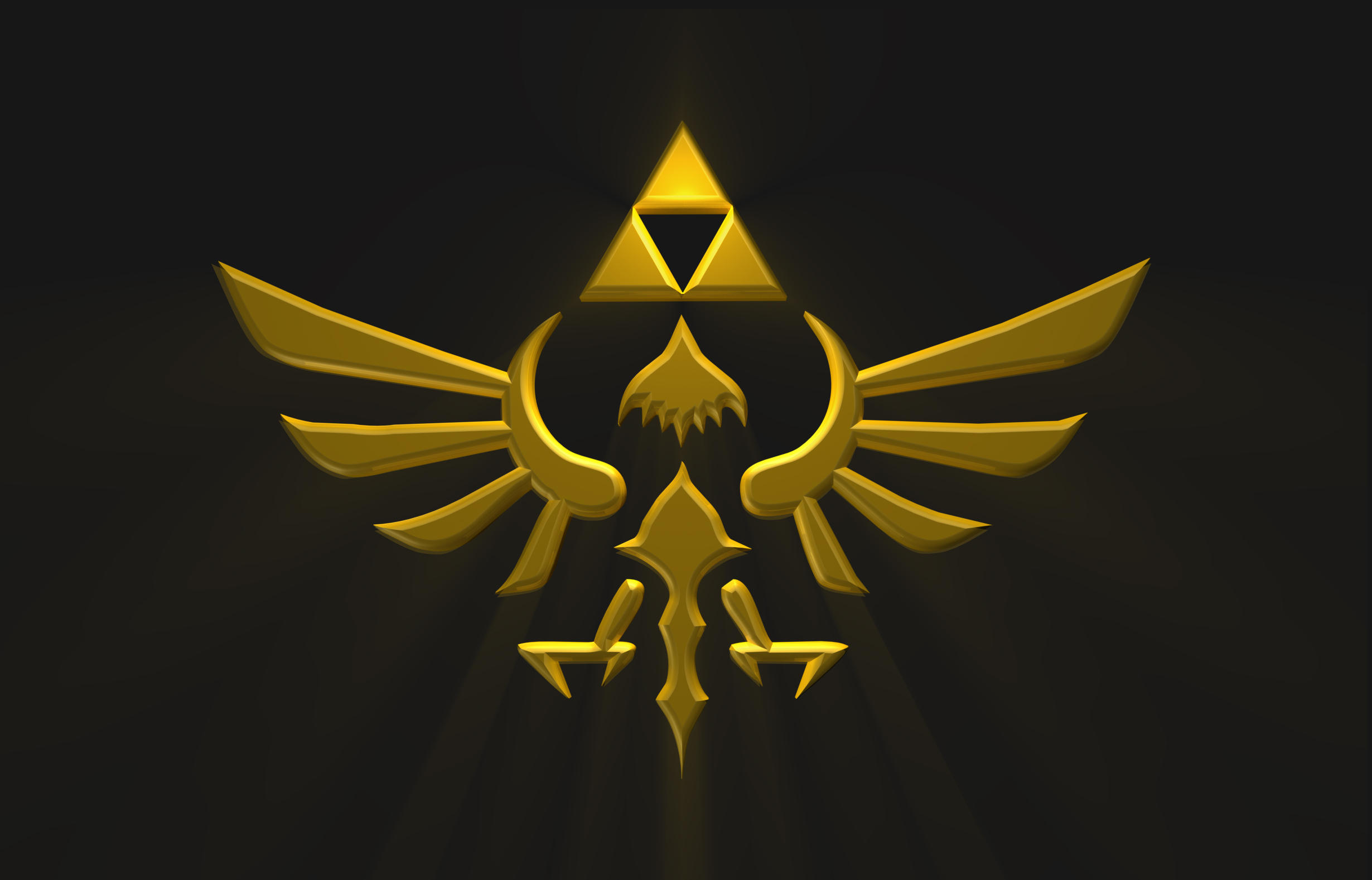 Hyrule Crest Wallpaper by Wayanoru on DeviantArt