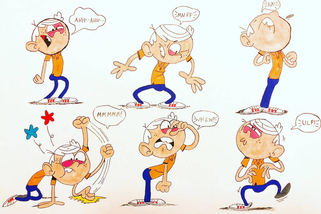 Lincoln Loud Sneezing by jasonbrow on DeviantArt