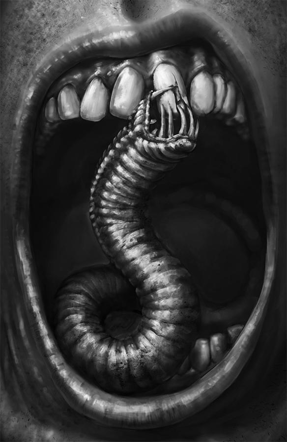 Tooth Worm (animated) by TeroPorthan on DeviantArt