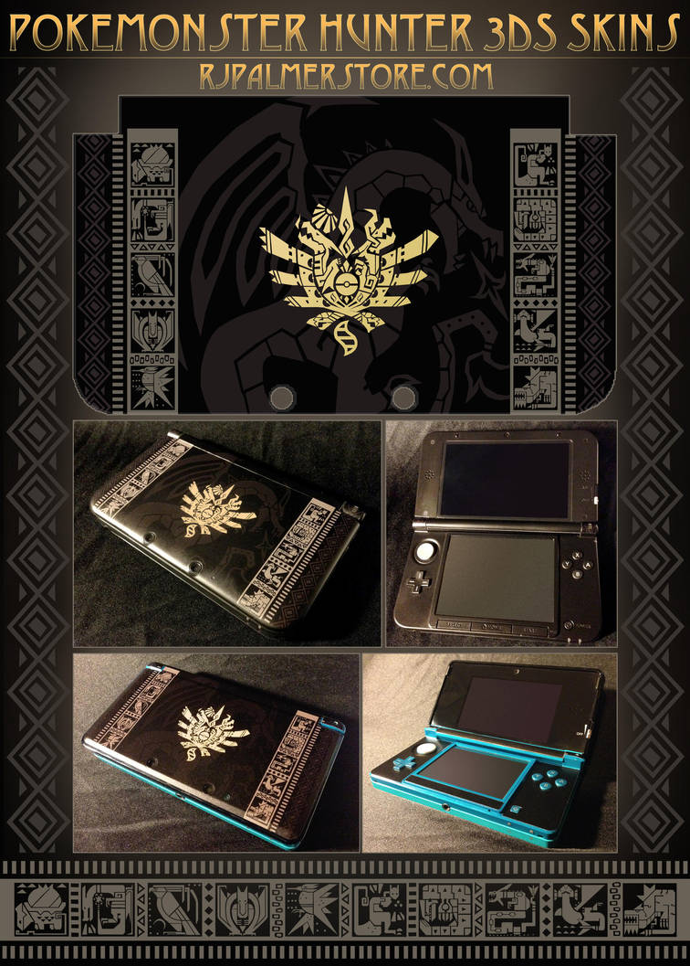Pokemonster Hunter 3DS Skins by arvalis on DeviantArt