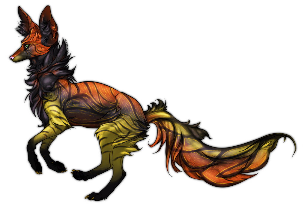 FREE LineArt Fox + PSD file by Furrirama on DeviantArt