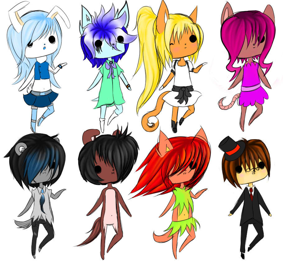 Adoptables by ApocalyptiCxStars on DeviantArt