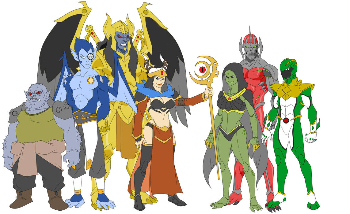 Ranger Villains by thecreator9 on DeviantArt