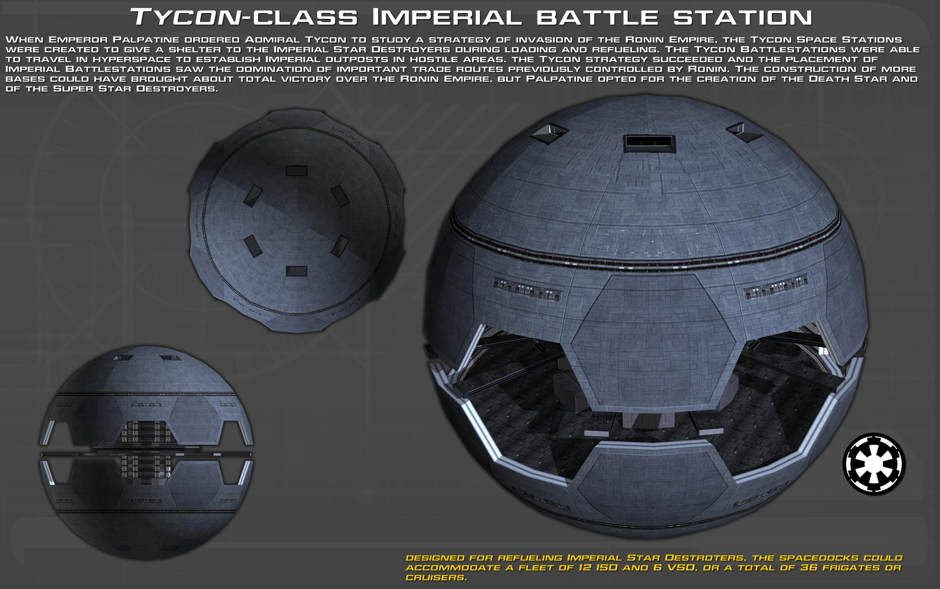 Tycon-class Imperial Battle Station ortho [New] by unusualsuspex on ...
