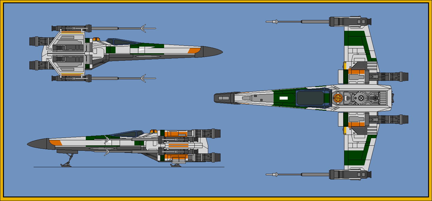 T-85 X-Wing Starfighter - Schematic by Ravendeviant on DeviantArt