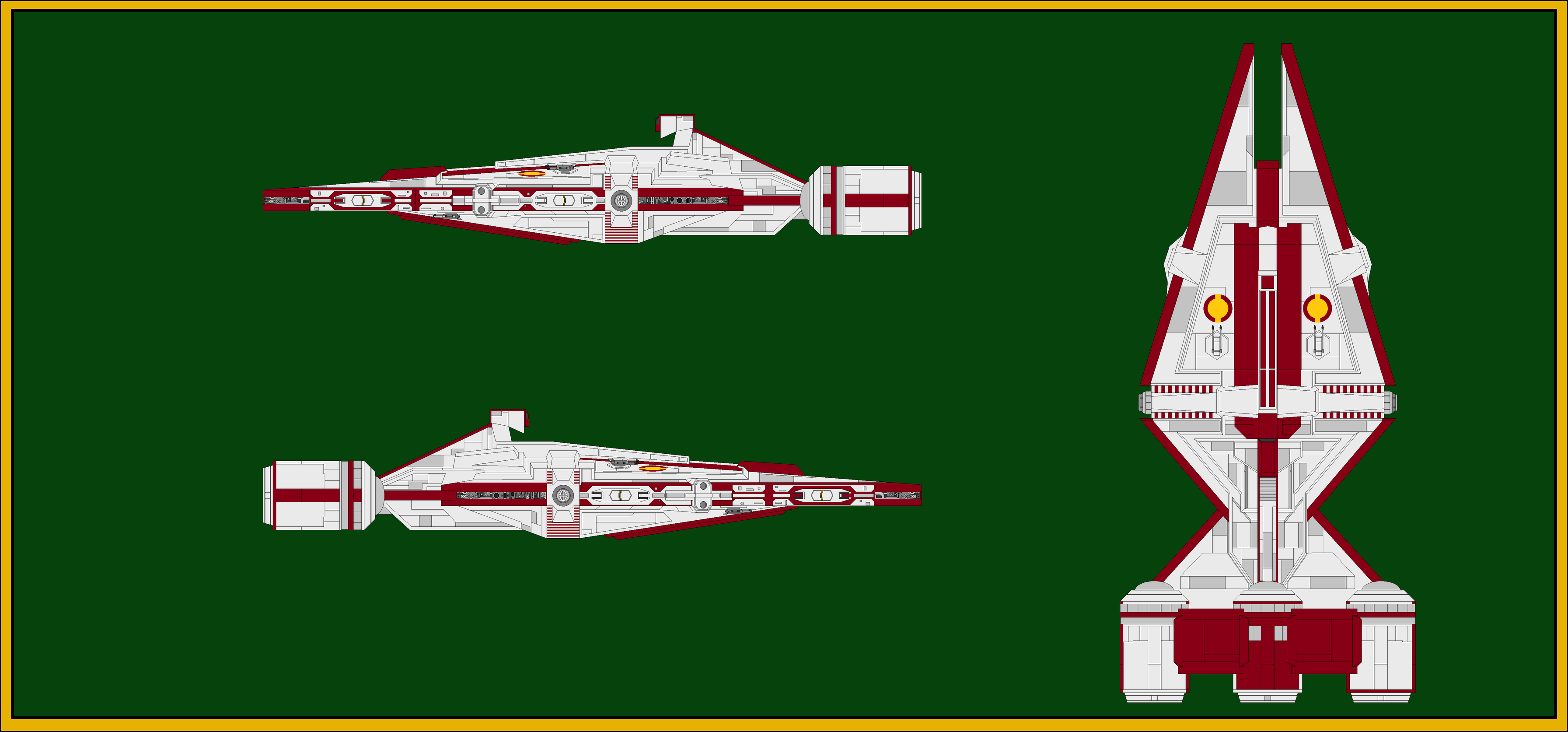 Arquitens Class Light Cruiser by wingzero-01-custom on DeviantArt