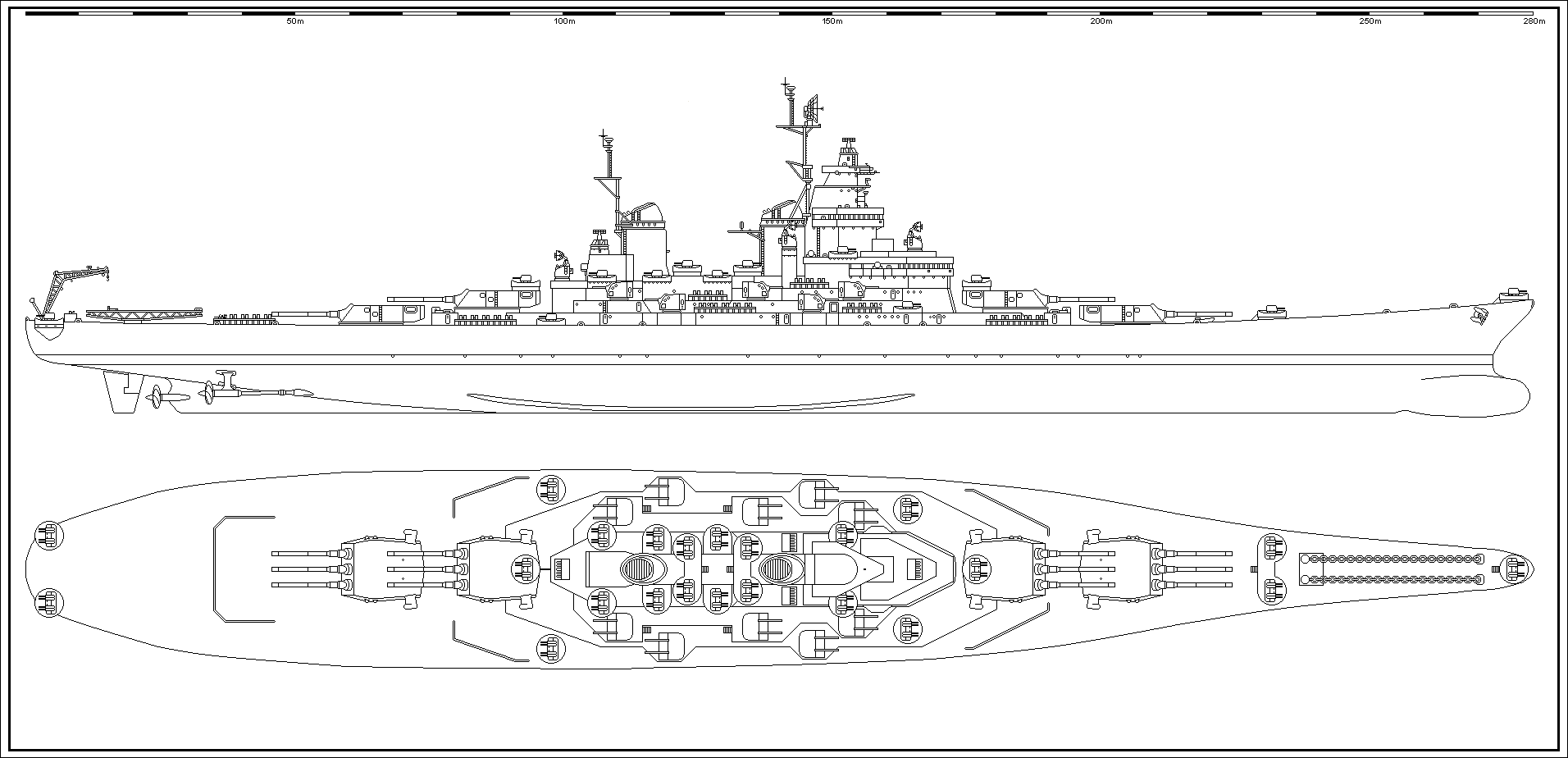 Ohio Class Line Art by wingzero-01-custom on DeviantArt