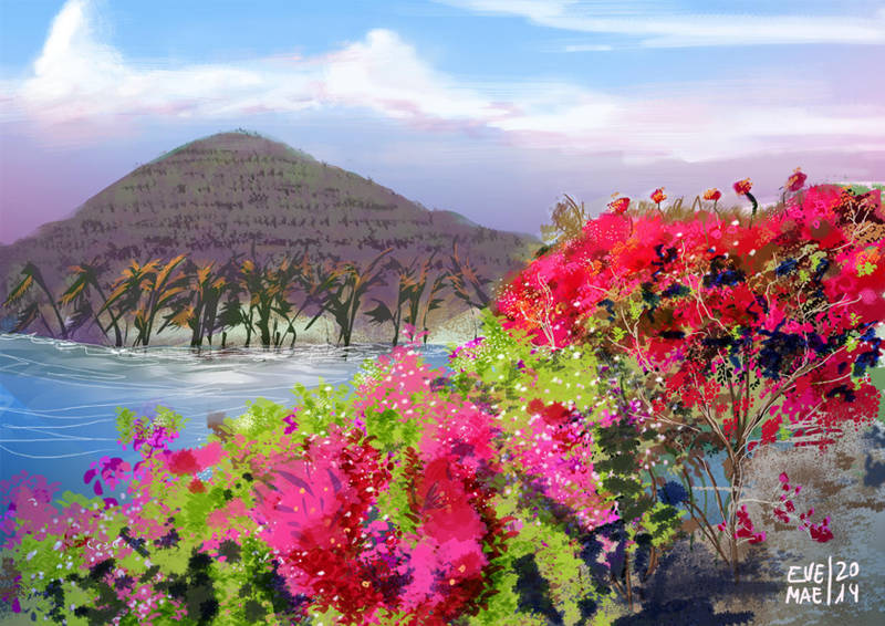 Isle Digital Painting by EVE MAE by EveMaeRoman on DeviantArt