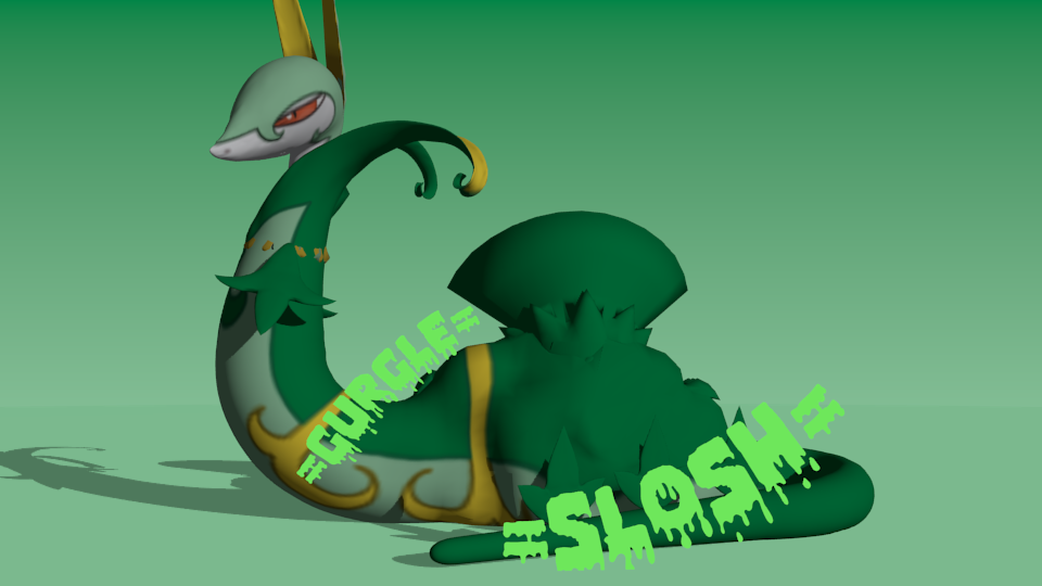 Serperior ate Weavile (Vore) by ReddYYDude on DeviantArt