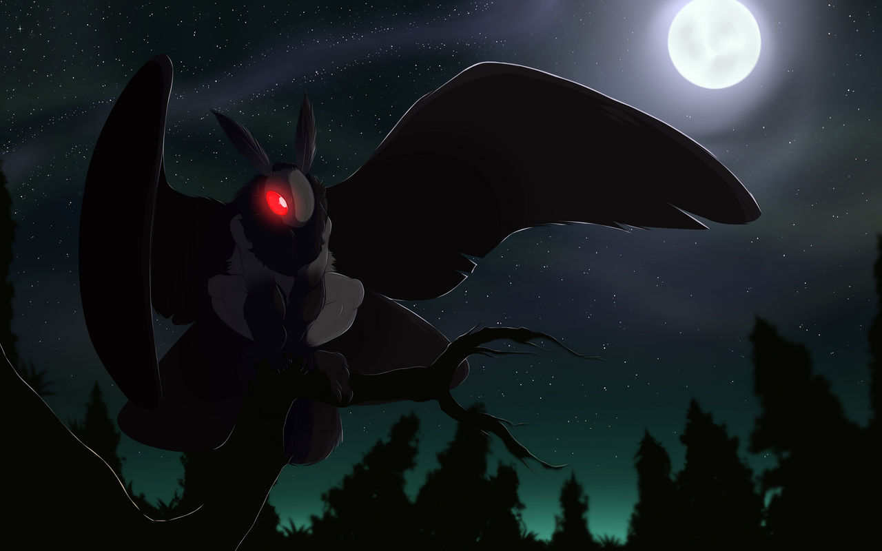 Cryptids Sheet 02 Mothman By Dracowhip On Deviantart