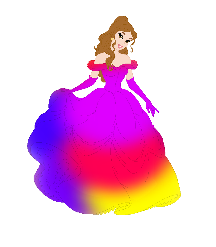 Disney - Belle Base 02 by SelenaEde on DeviantArt