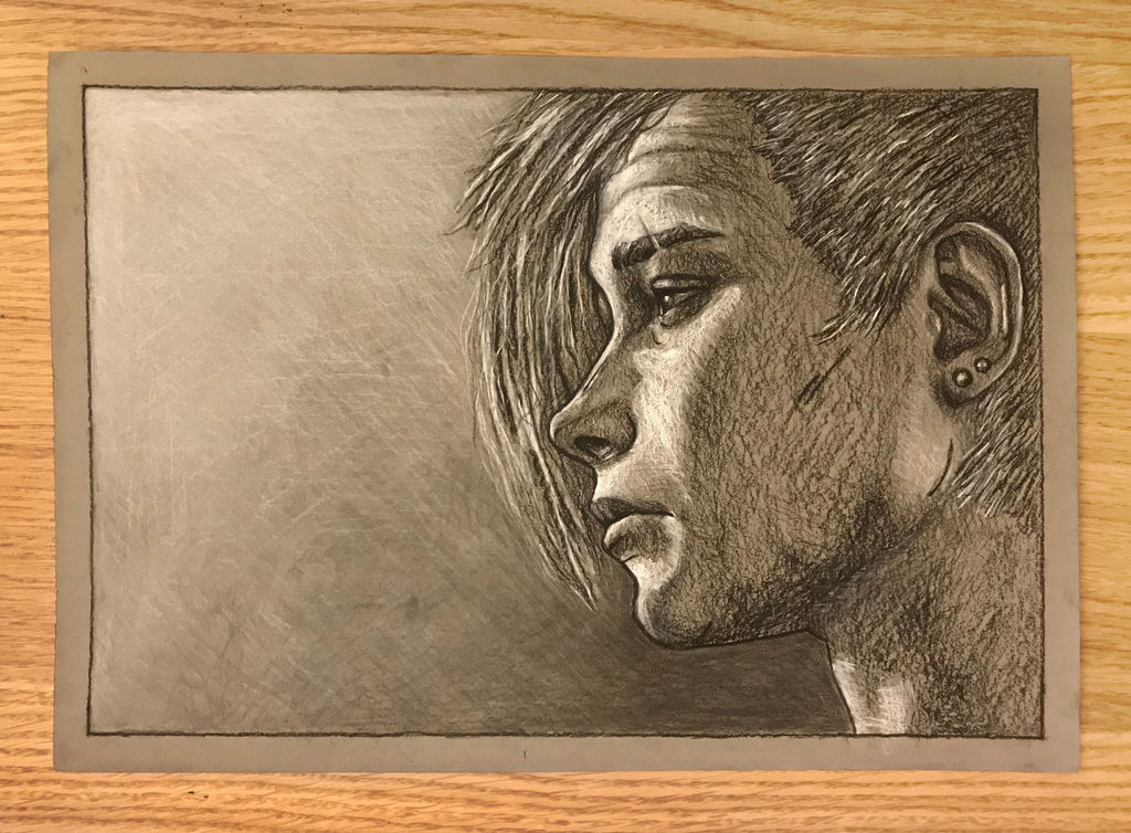 Minerva - TWD Game - Charcoal Drawing by Wolfgan on DeviantArt