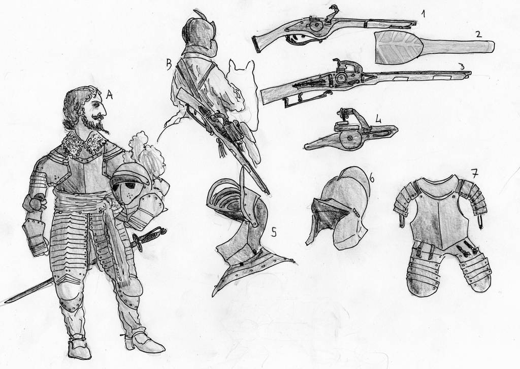 Cuirassiers and Harquebusiers, Thirty Years' War by FritzVicari on ...