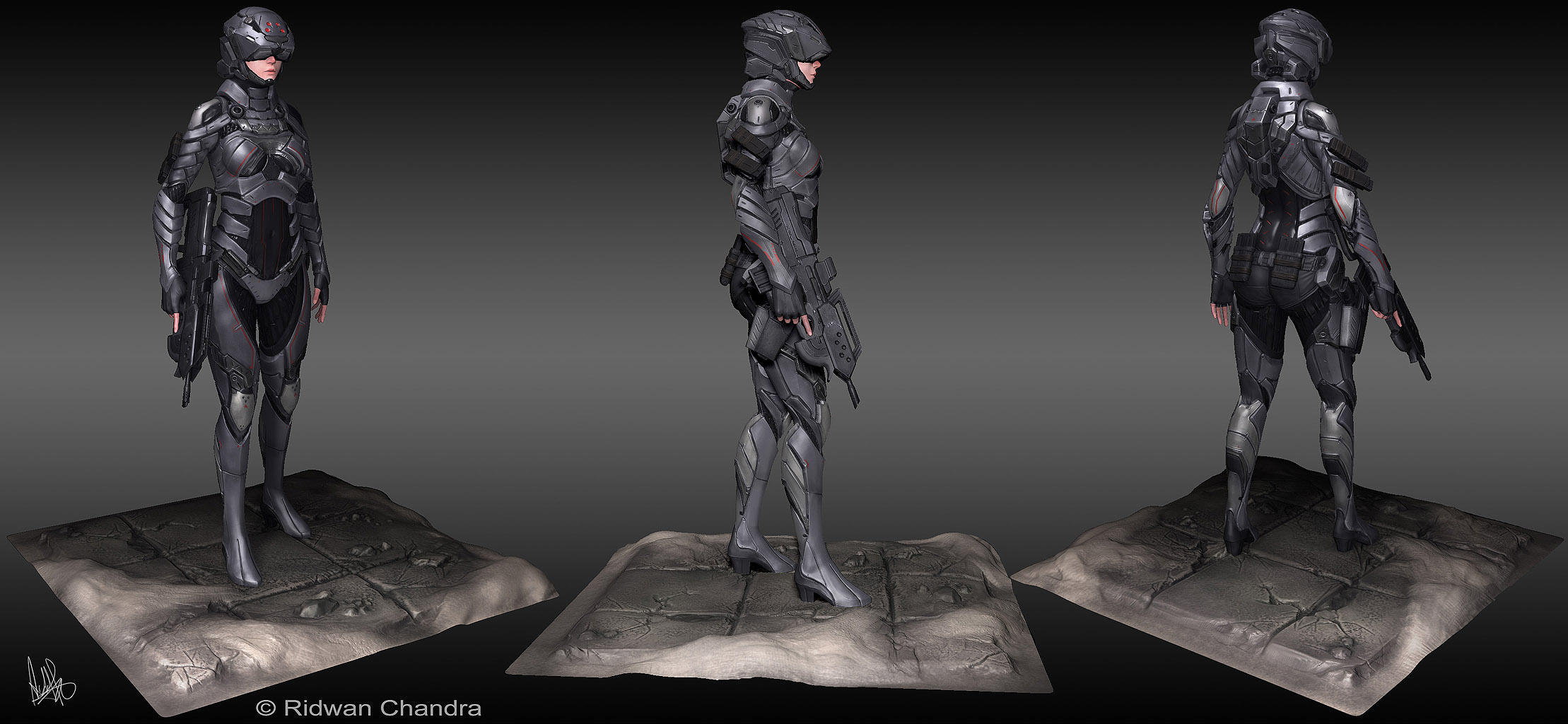 Female Soldier by MeganeRid on DeviantArt