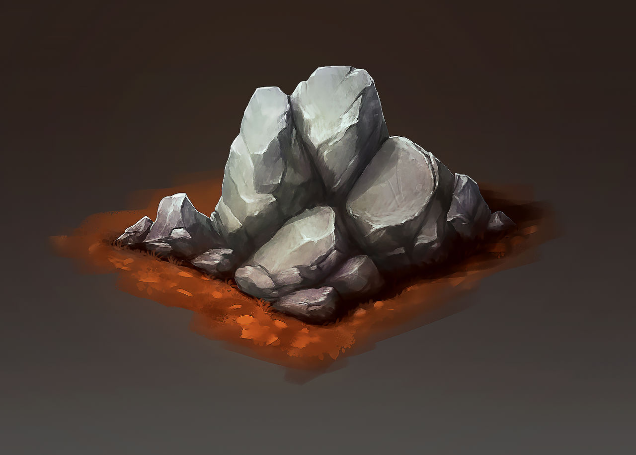Isometric Stone by L1nkoln on DeviantArt
