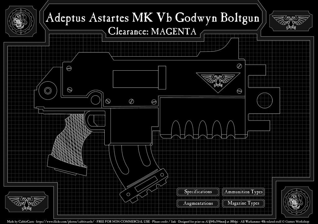 03 Warhammer 40k Bolter STC Poster Design by CabbitCastle on DeviantArt