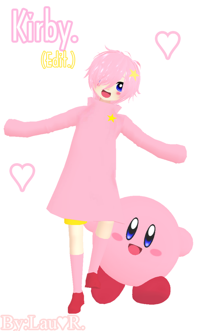 Kirby MMD - (Edit Colors) by LauraUsagiRojas on DeviantArt