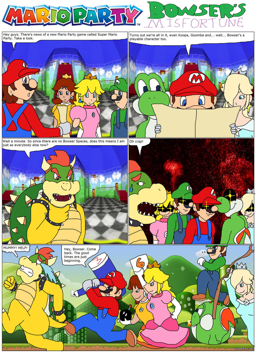 Bowser's misfortune comic by SuperSaiyanCrash on DeviantArt