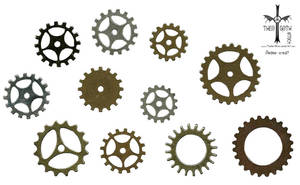 Steampunk Gear Brush Preview by EssiMoon on DeviantArt