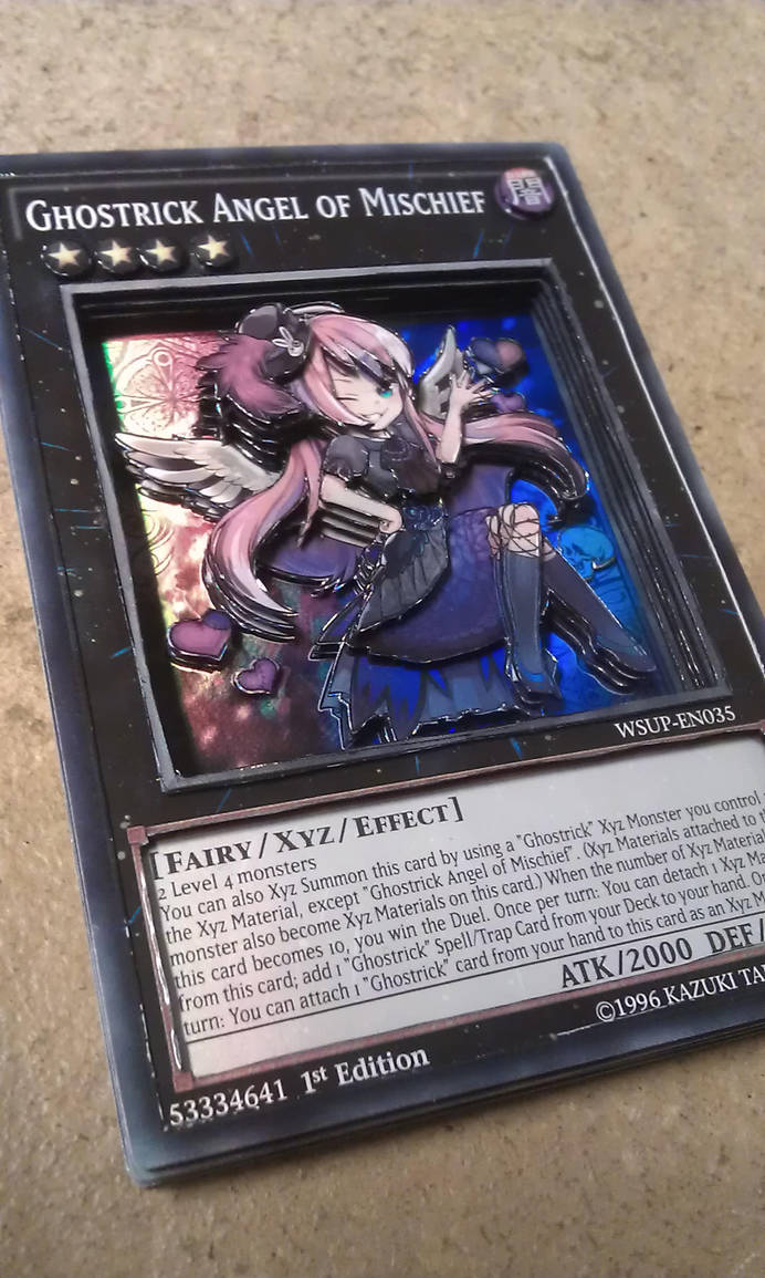 3D Yu-Gi-Oh Card: Ghostrick Angel of Mischief by Ultimate--lol on ...