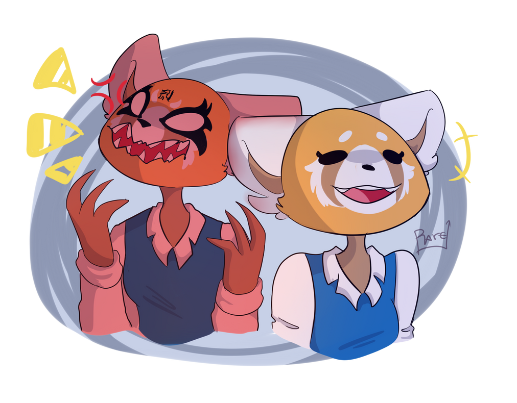 Aggretsuko by Rareii on DeviantArt